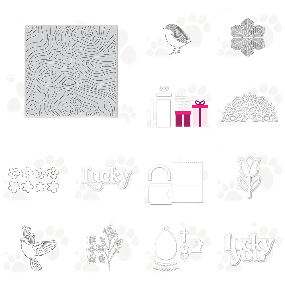 New-Cutting-Dies-2024-Spring-Easter-Bird-Dies-DIY-Scrapbooking-Stamping ...