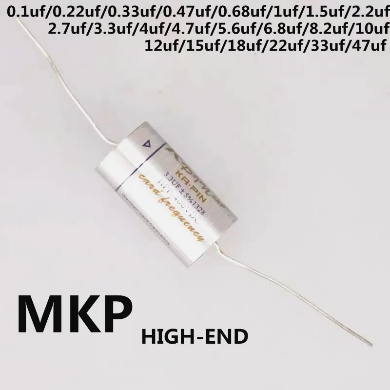 Wire drawn Silver MKP capacitor non polar frequency divider capacitor 0 ...