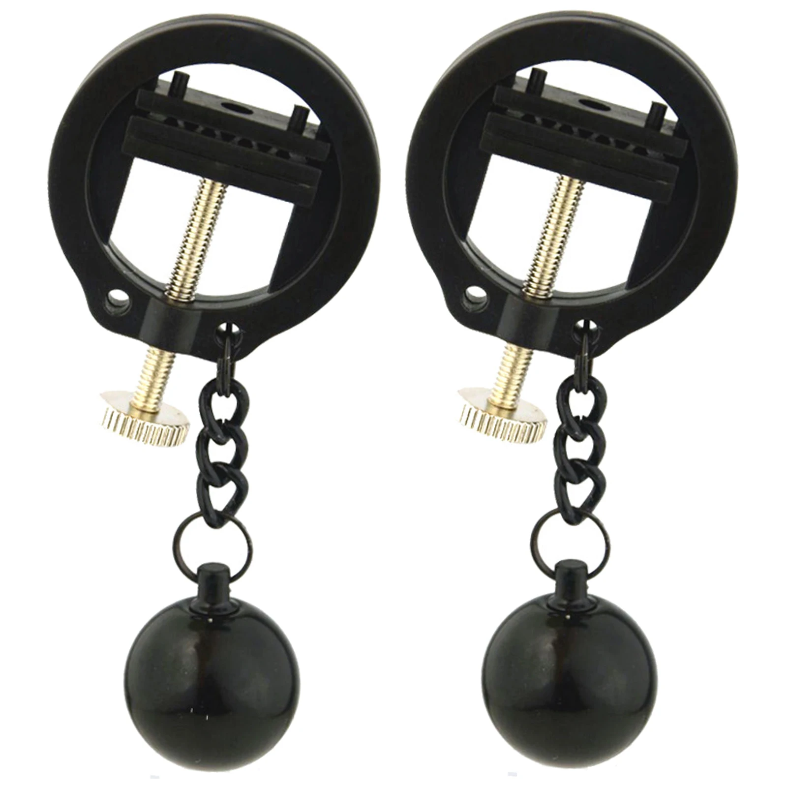 BDS-M-Bondage-Nipple-Clamp-Sex-Breast-Clamp-Clip-Stainless-Steel-Metal-Nipple-Shaking-Clamps ...