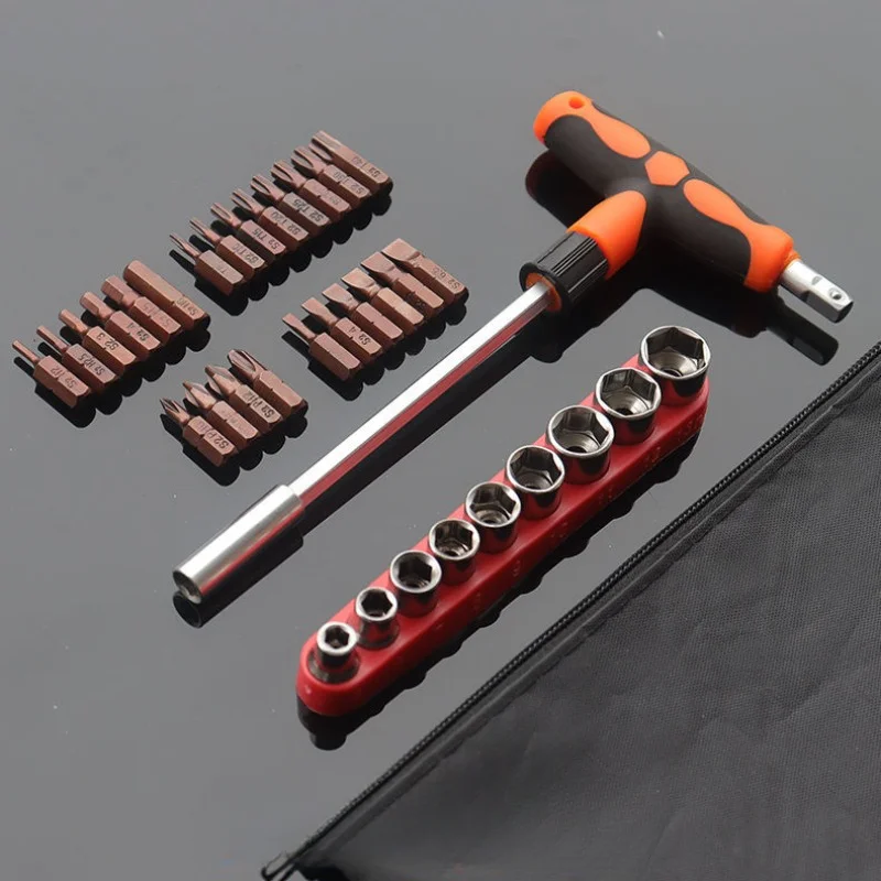 Screwdriver-Set-with-T-shape-Cross-and-Straight-Slot-Hexagon-and-Plum ...