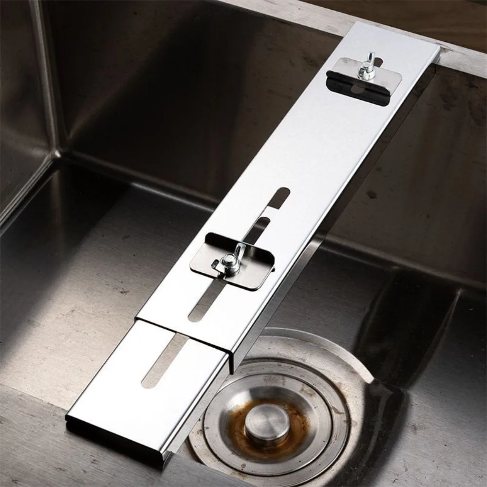 Retractable Sink Bridge Sharpening Stone Holder Anti Slip Stainless ...