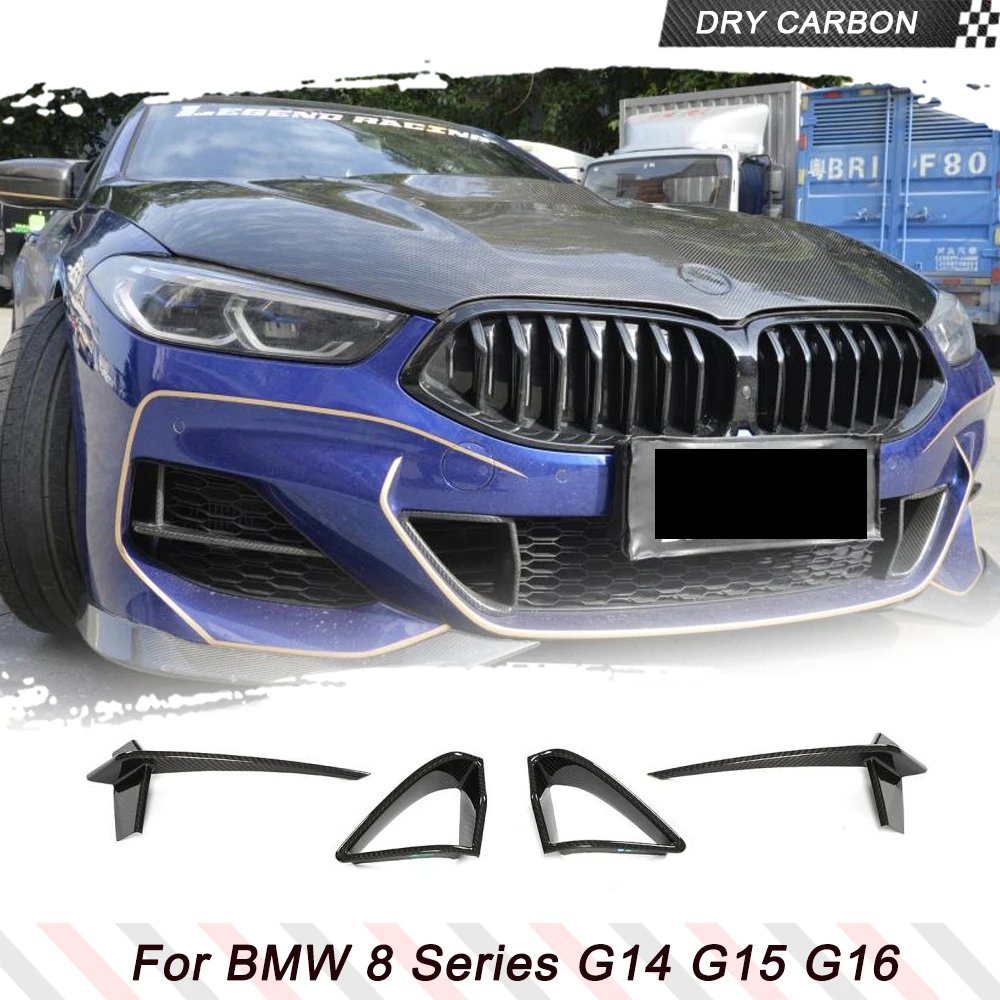 Car-Front-Bumper-Canards-for-BMW-8-Series-G14-G15-G16-M-Sport-2018-2021 ...