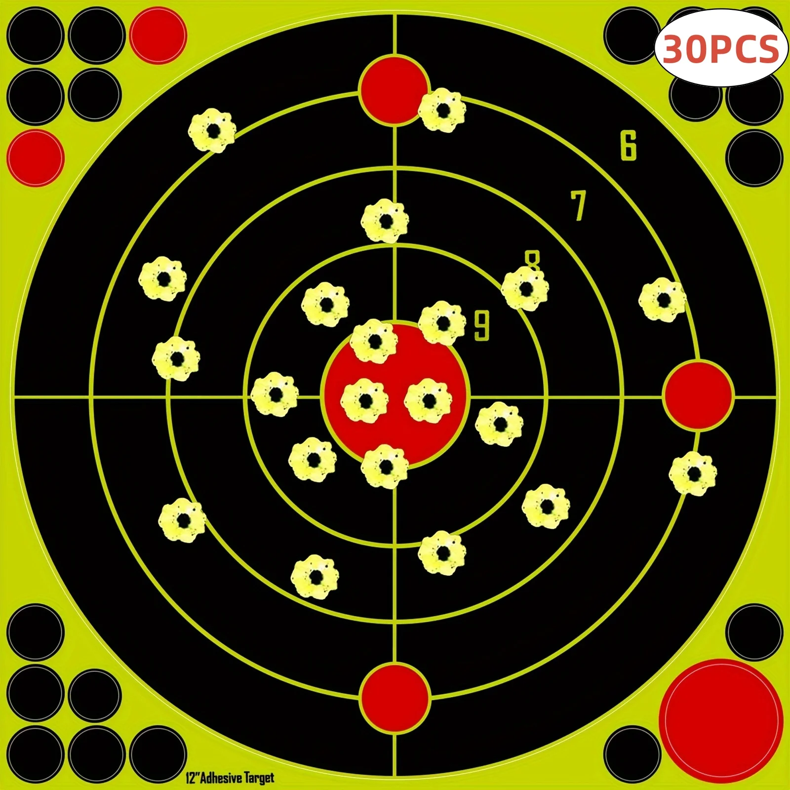Splatterburst-Targets-12-inch-Stick-Splatter-Self-Adhesive-Shooting ...