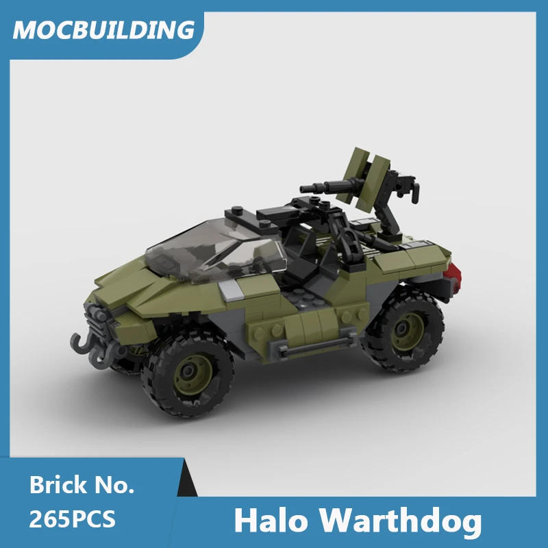 Moc Building Blocks Halo Warthdog M12 Force Application Vehicle ...