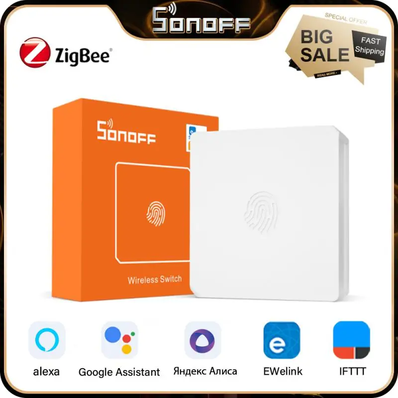 SONOFF SNZB 01 Zigbee Wireless Switch Smart Home Handy Button Switches Works With SONOFF ZigBee ...