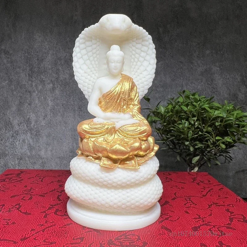 Ivory Fruit Da Ri Tathagata Snake Fairy Buddha Statue, Home Decoration ...