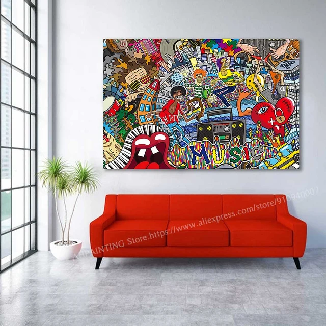 Abstract Hip Hop Art