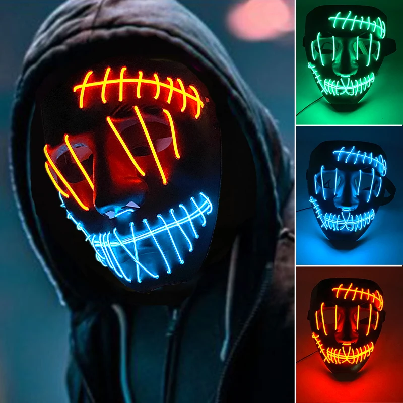 New-Design-Flashing-Glowing-Mixed-Colors-Mask-Light-Up-Luminous-Devil ...