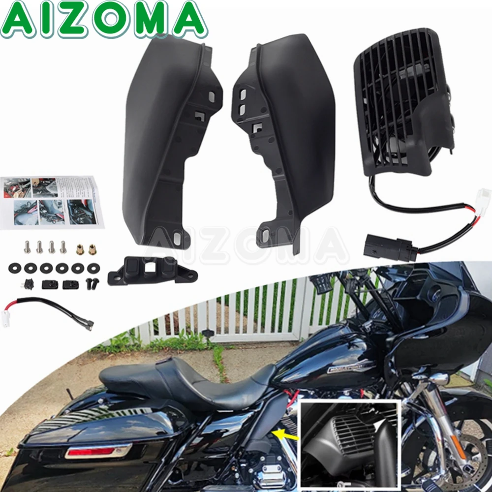 Motorcycle-Radiator-Cool-Flow-Fan-For-Harley-Touring-CVO-Ultra-Limited ...