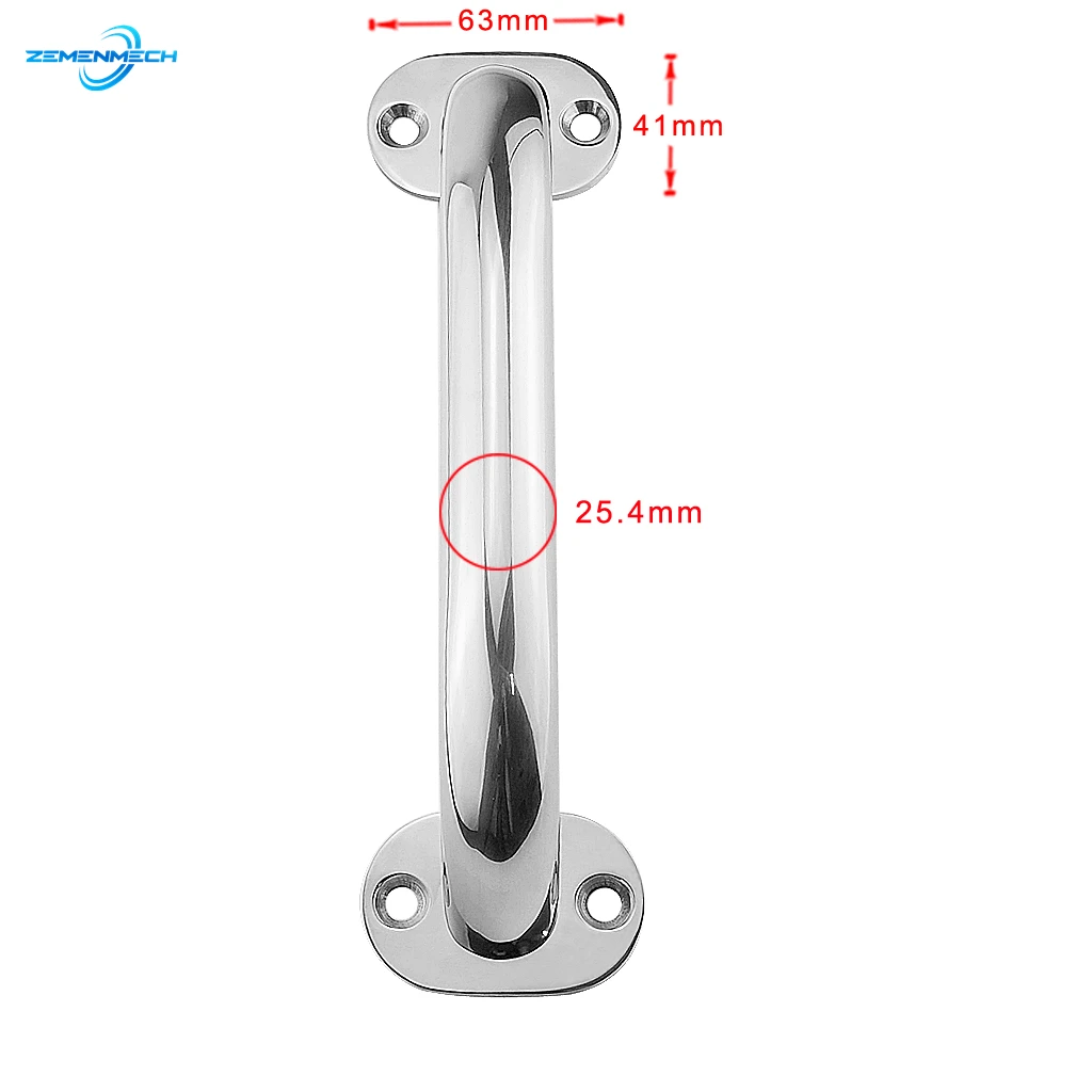 200mm-304-Stainless-Steel-Grab-Handle-Door-Handrail-Grip-Rail-Bar ...