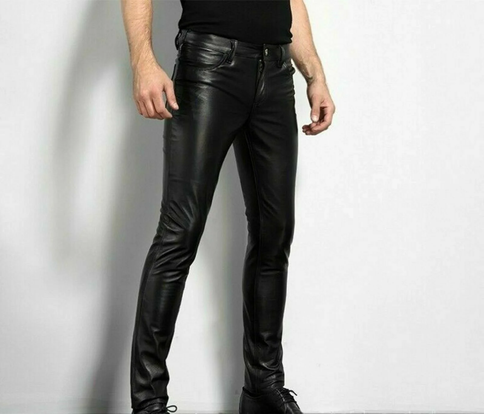 Rocker Leather Pants For Men