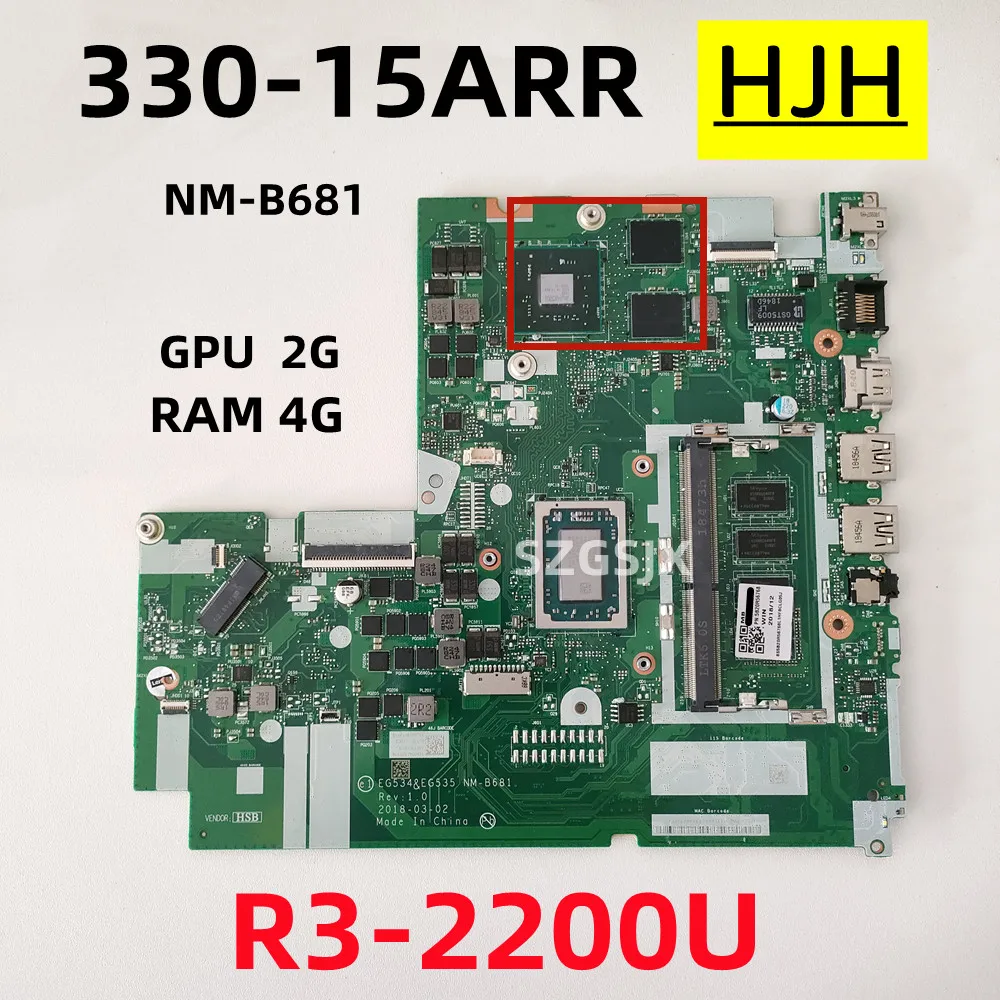 FOR-Lenovo-Ideapad-330-15ARR-Laptop-Motherboard-EG534-EG535-NM-B681 ...