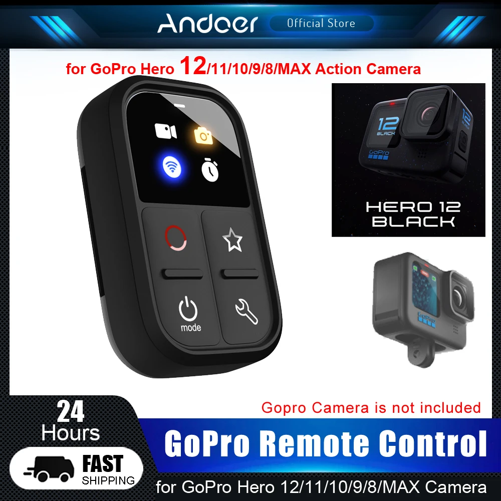 Anodoer-GoPro-Remote-Control-for-GoPro-Hero-12-11-10-9-8-Max-LED ...