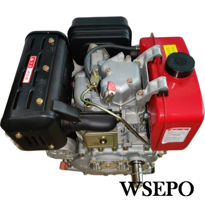 WSE-192FS電気1/2速度カムシャフト出力12HP 499CC空冷ディーゼルエンジン単気筒4 str。多目的に使用