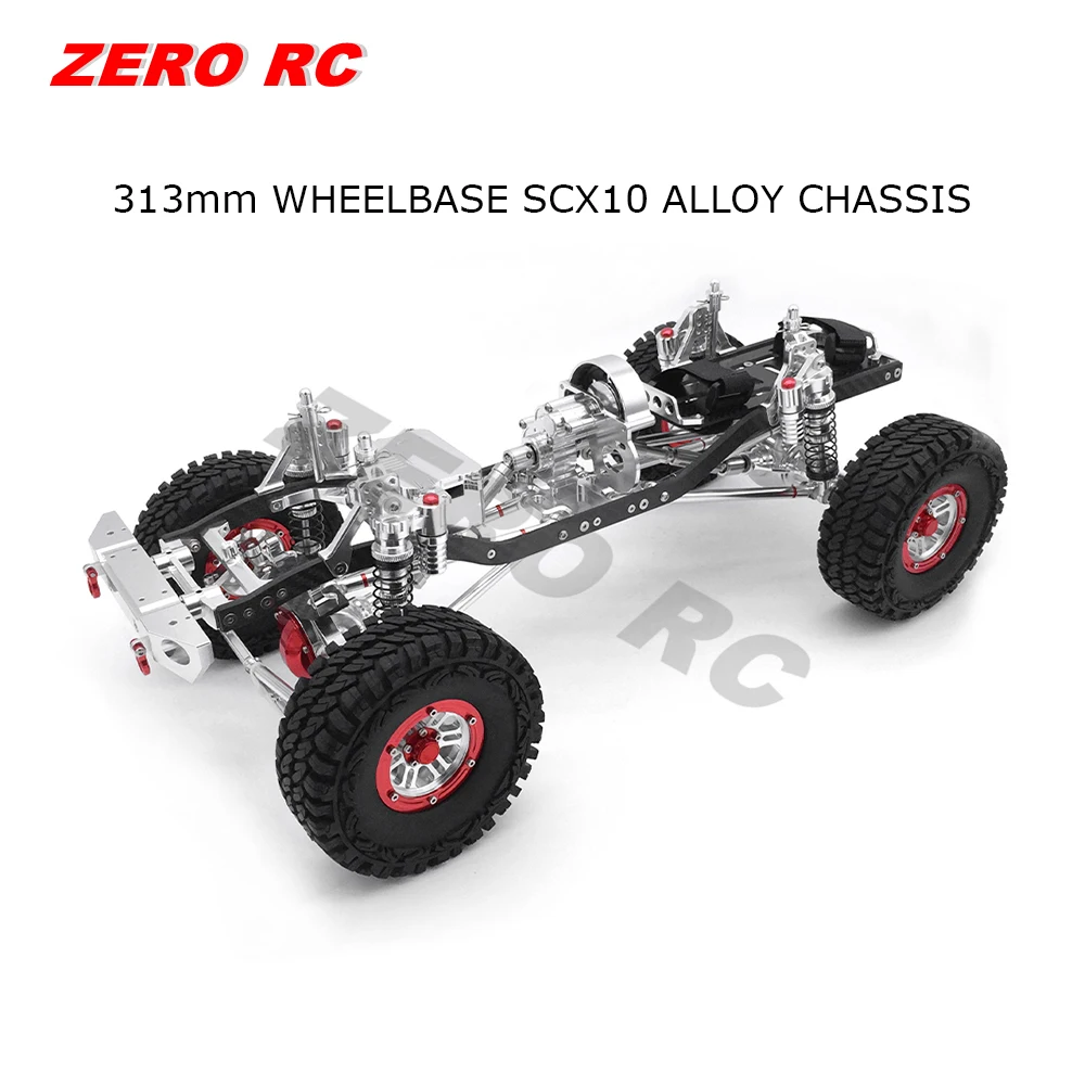 CNC-1-10-Scale-Rock-Crawler-RC-CAR-ALLOY-Axial-SCX10-Chassis-W-Carbon ...
