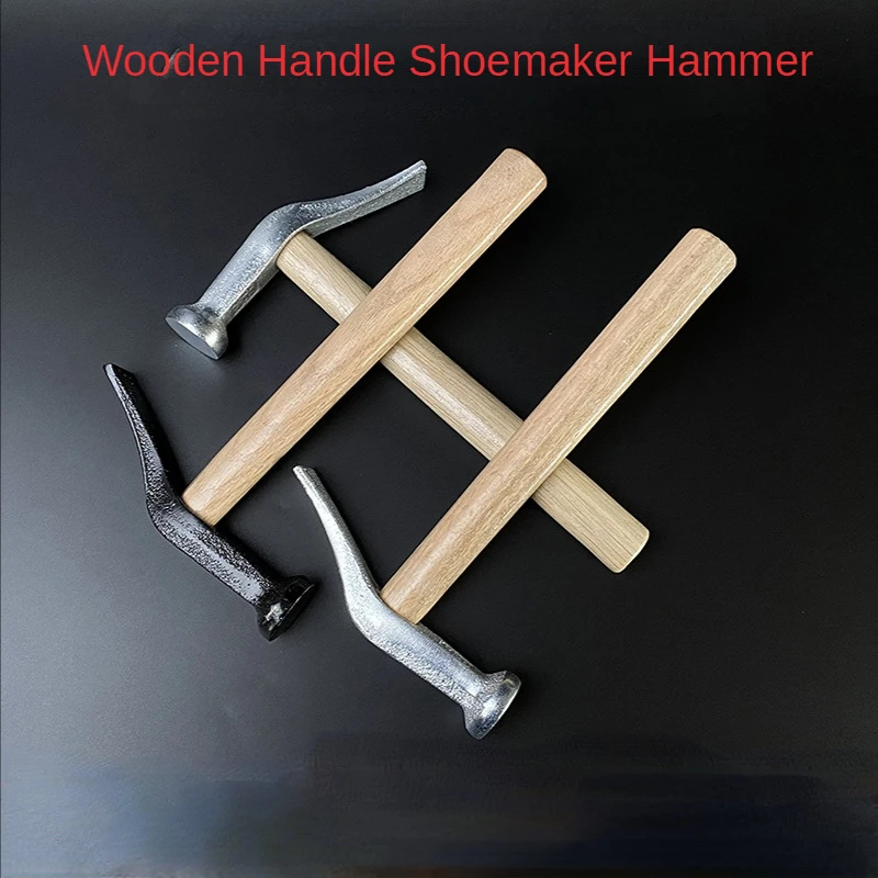 1pc-New-Stainless-Steel-Shoe-Hammer-Wooden-Handle-for-Leather-Work ...