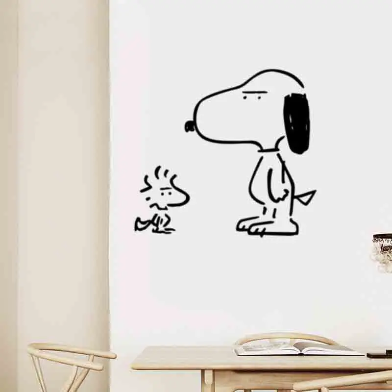Snoopy Window Stickers Wall Sticker 2024 Decoration for Home Kids Room ...
