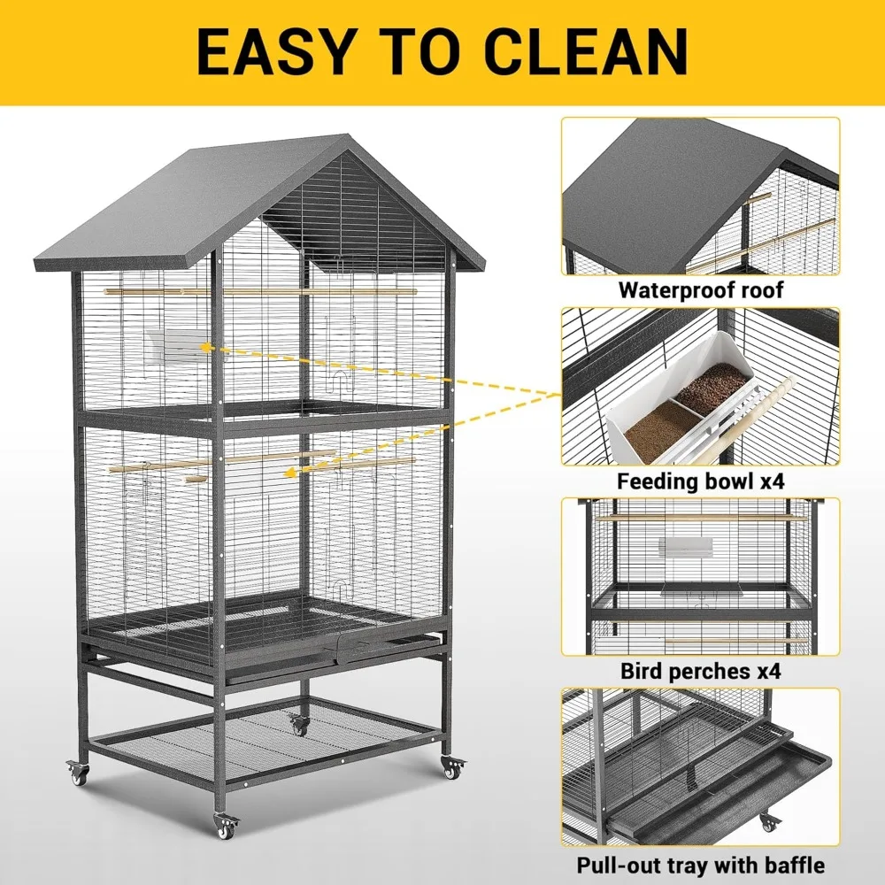 Double Bird Cage – Pet Planets Store