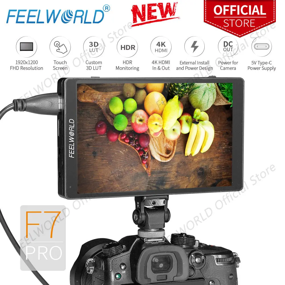 Feelworld-f7-pro-7-polegadas-ips-tela-de-toque-dslr-c-mera-diretor-de ...