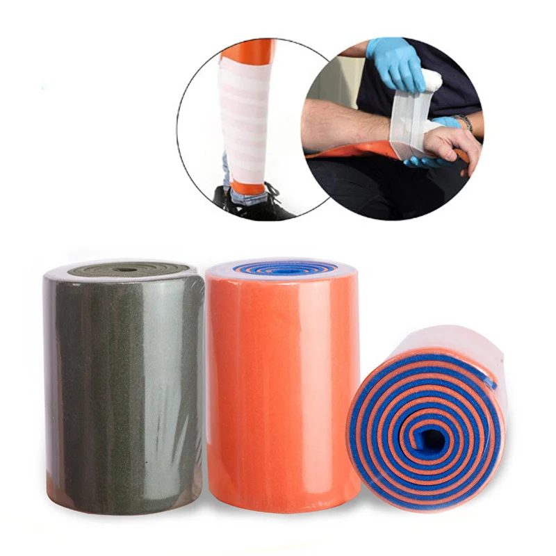 Washable-Polymer-First-Aid-Splint-Roll-Kit-Waterproof-Medical-Emergency ...