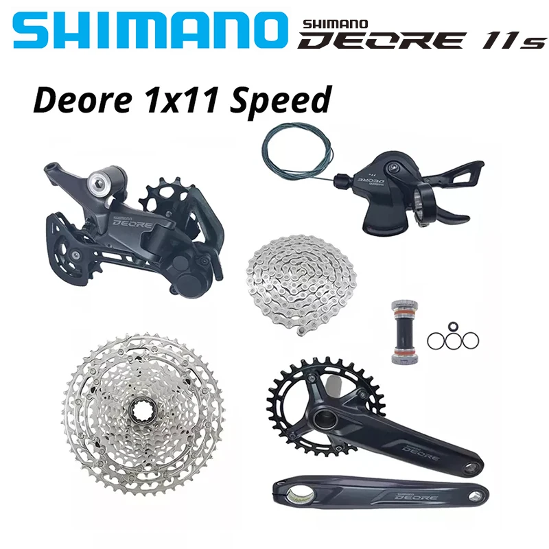 SHIMANO Deore M5100 1X11 Speed Derailleurs Groupset 11S Shift Lever RD ...