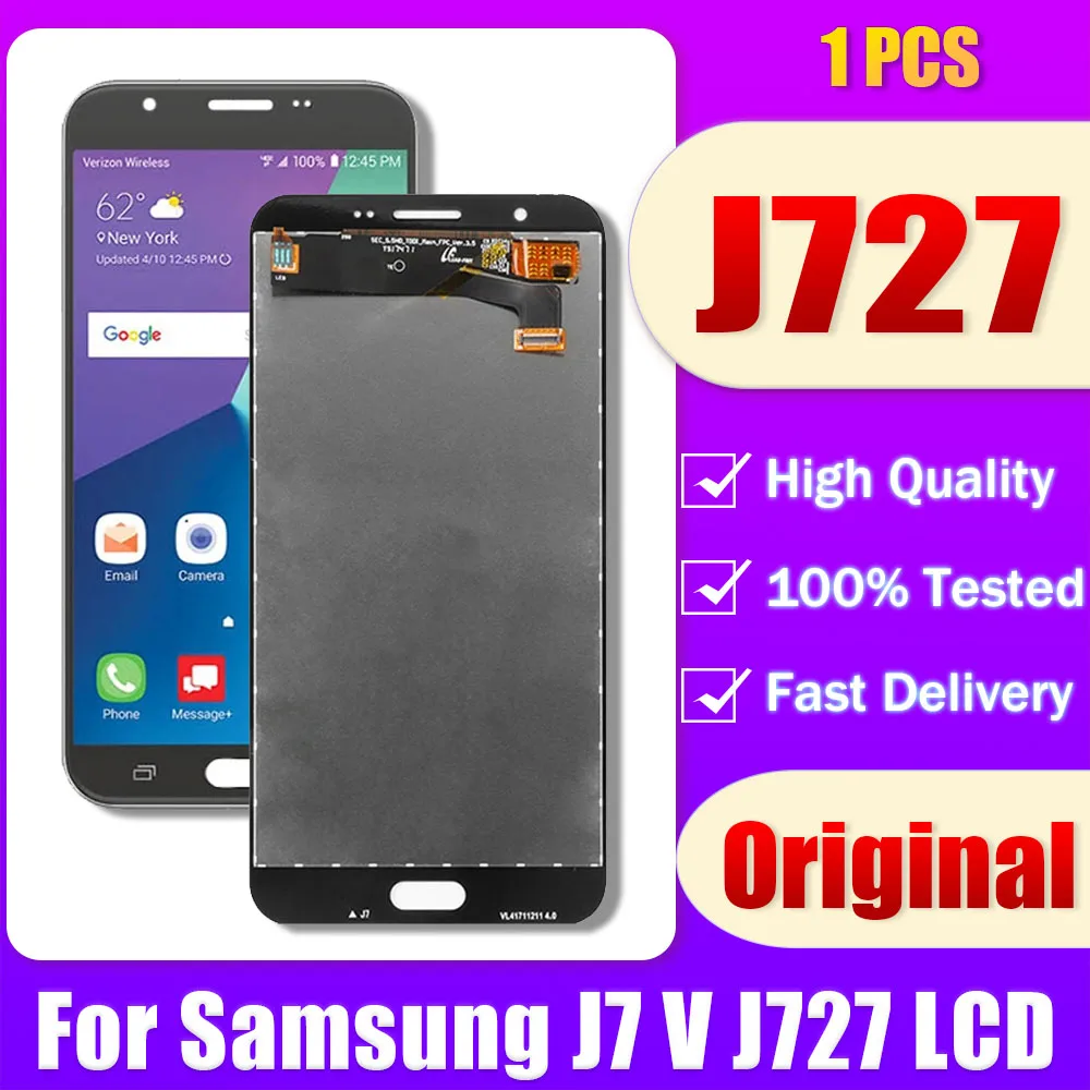 Original For Samsung Galaxy J7 V J727 J727P J727V J727A LCD Display ...