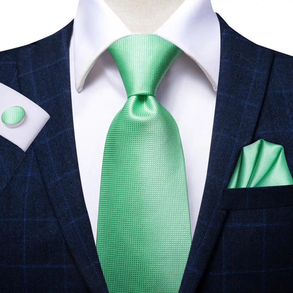 Mint-Green-Solid-2023-New-Elegant-Mens-Tie-Gentlemen-Luxury-Brand-Necktie-For-Men-Business ...