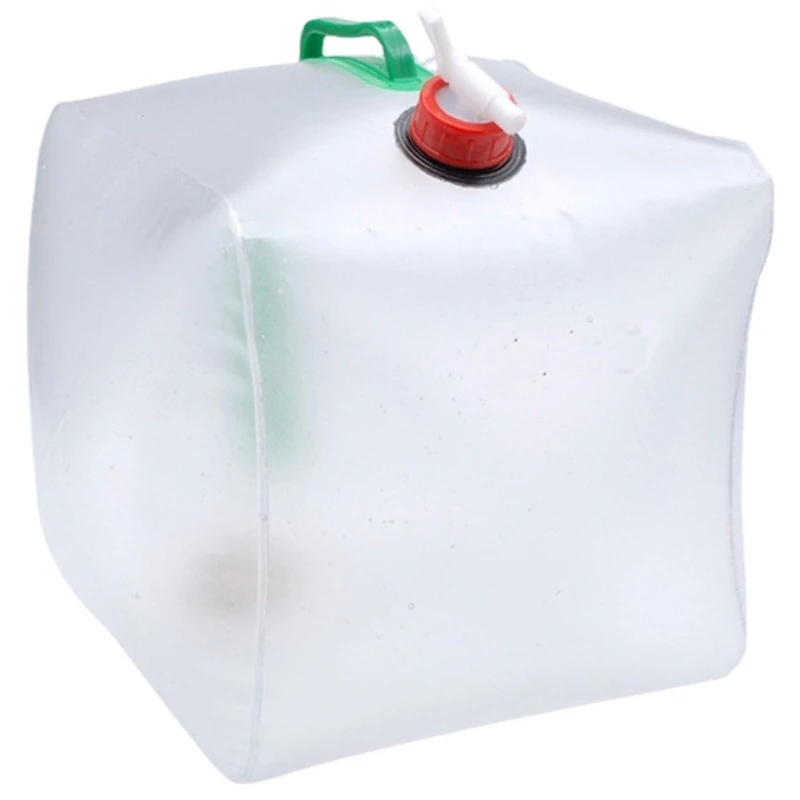 20L-Water-Container-Water-Bag-Outdoor-Folding-Water-Bucket-Transparent ...