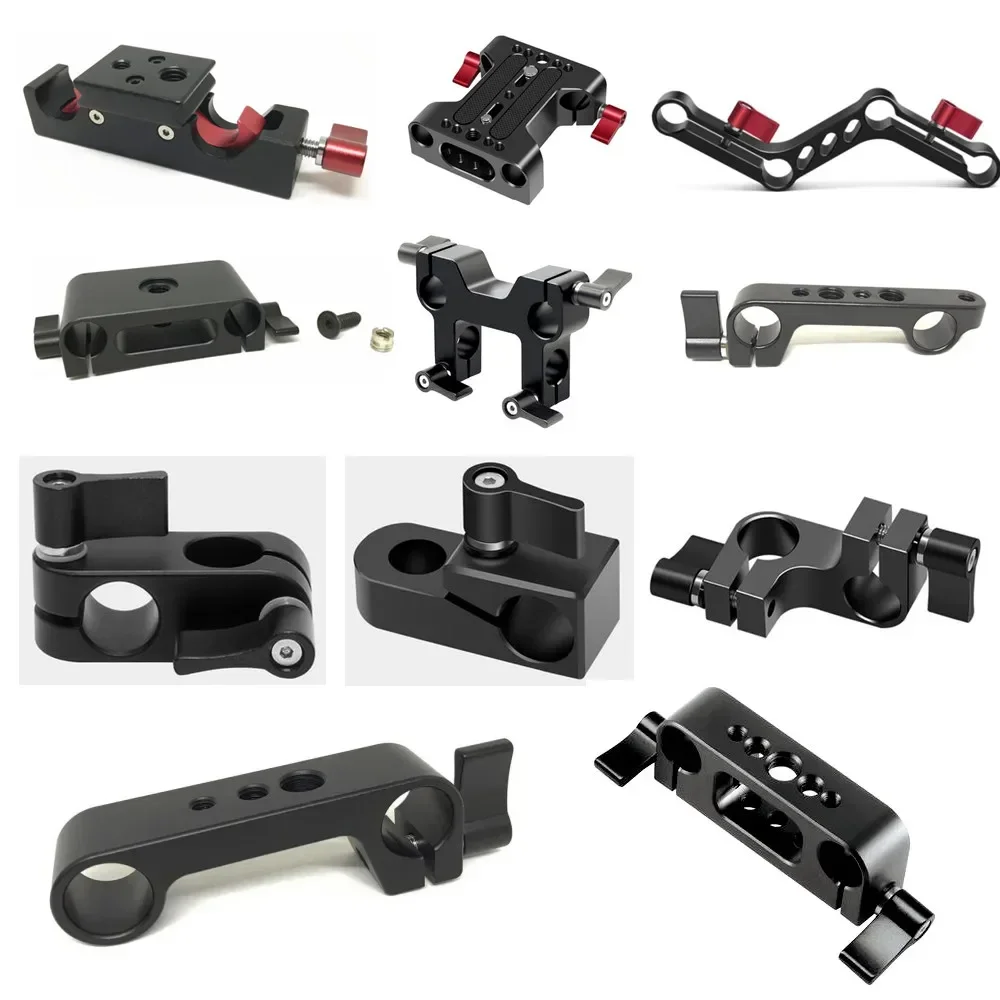 Aluminum-15mm-Rods-Mount-Holder-Clamp-Bracket-for-15mm-Rods-on-DSLR ...