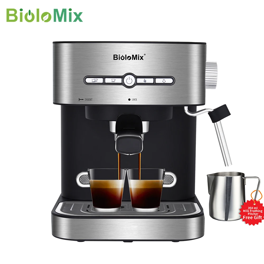 BioloMix-20-Bar-1050W-Semi-Automatic-Espresso-Coffee-Machine-Coffee ...