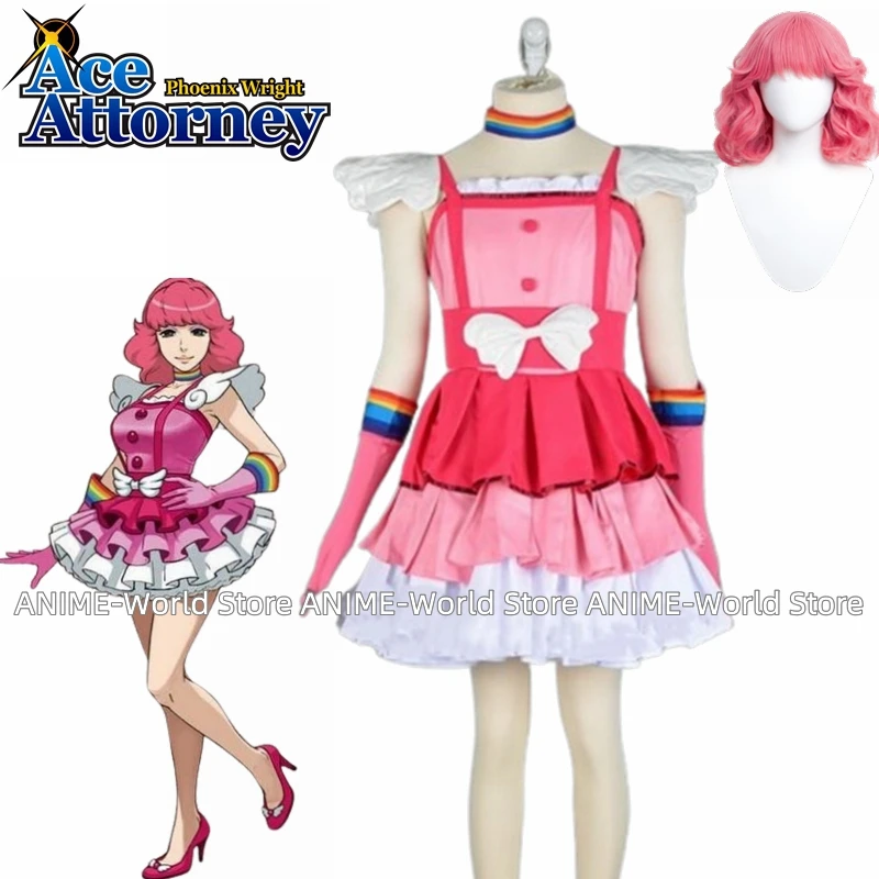 Game Anime Ace Attorney Geiru Toneido Cosplay Costume Cosplay Costume ...