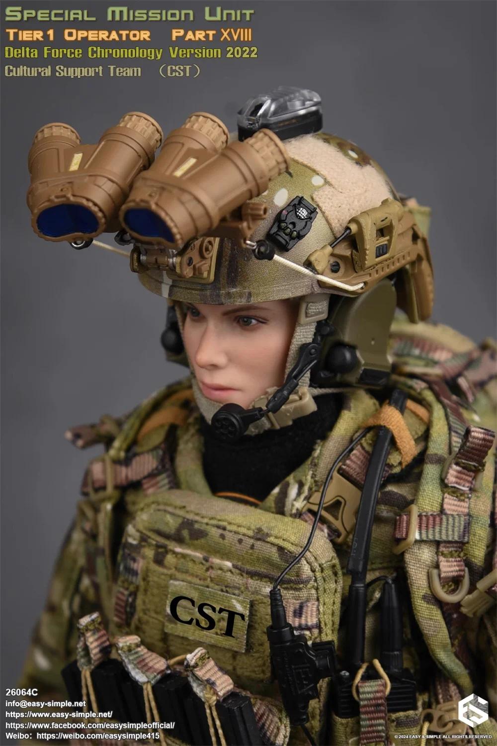 1-6-EASY-SIMPLE-ES-26064C-US-Female-Soldier-Mission-Unit-Operation-Mini ...