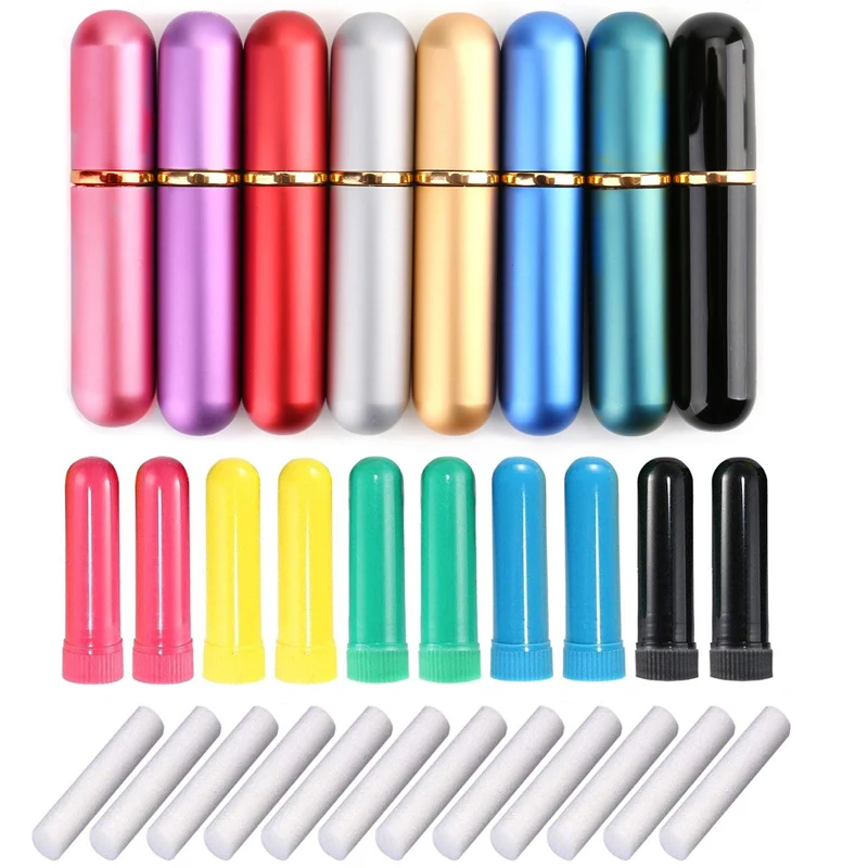 8-15-50set-Aluminum-PP-Nasal-Inhaler-Blank-BPA-FREE-Inhaler-Case-for ...