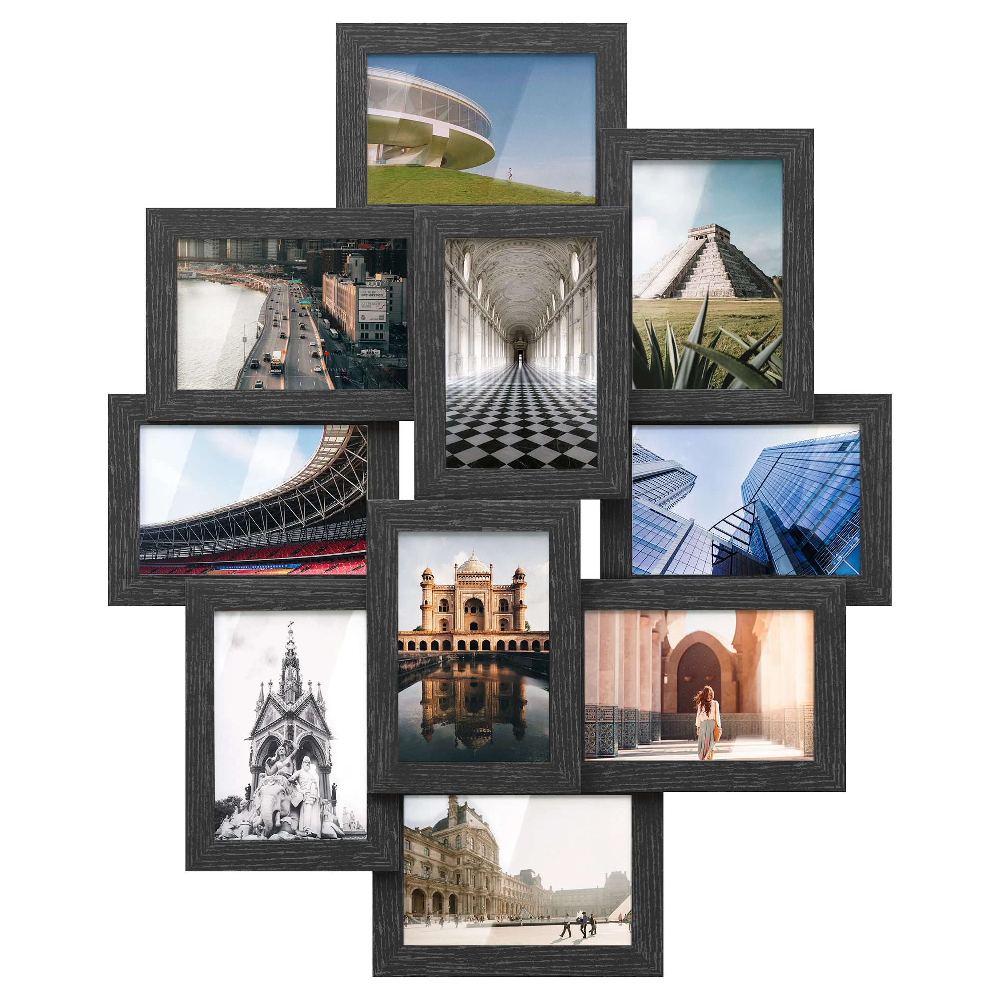 SONGMICS Collage Picture Frames, 4x6 Picture Frames Collage For Wall ...