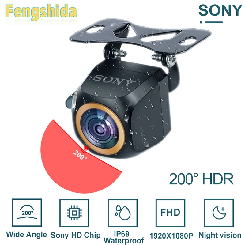 Fengshida-AHD-1920x1080P-Car-Rear-View-Camera-200-Fisheye-Golden-Lens ...