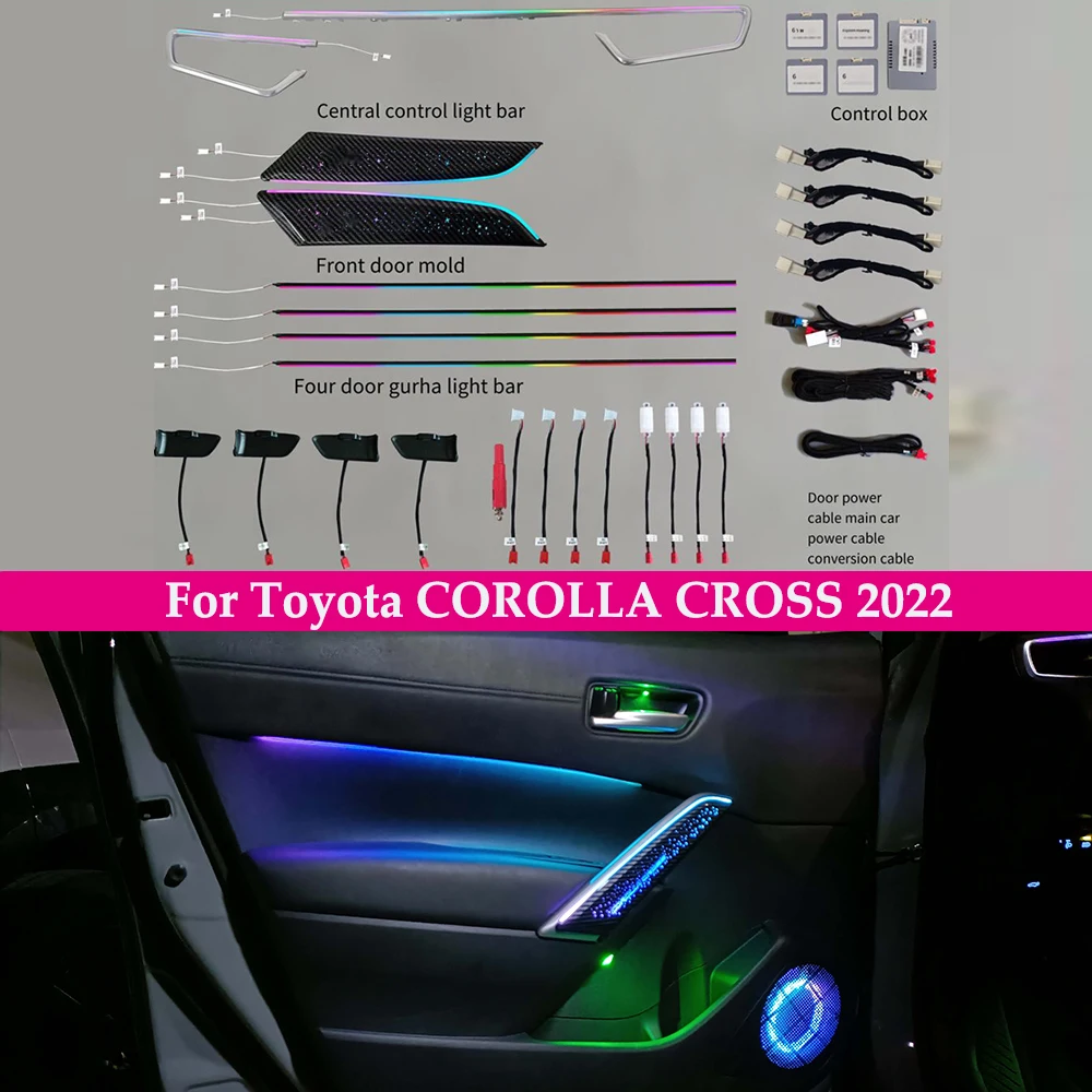 Symphony-LED-Ambient-light-For-Toyota-COROLLA-CROSS-2022-Atmosphere ...