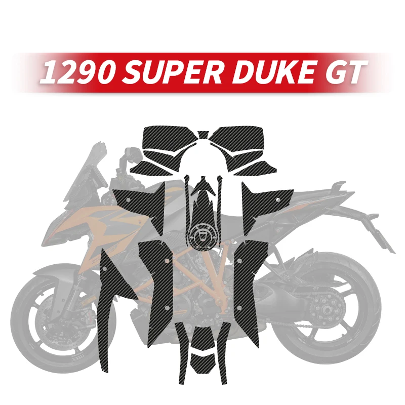 For-KTM-1290-Super-Duke-GT-Motorcycle-Carbon-Fiber-Fairing-Stickers-Of ...