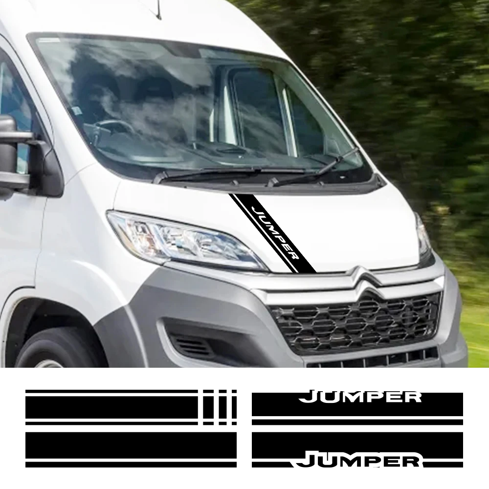 Van Hood Stickers For Citroen Jumper Cena Car Cargo Minivan Graphics ...