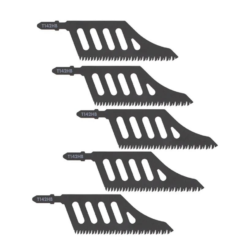 【Lowest-Price!】Flush Cutting Jigsaw Blades 5PCS T142HB-Curved For ...