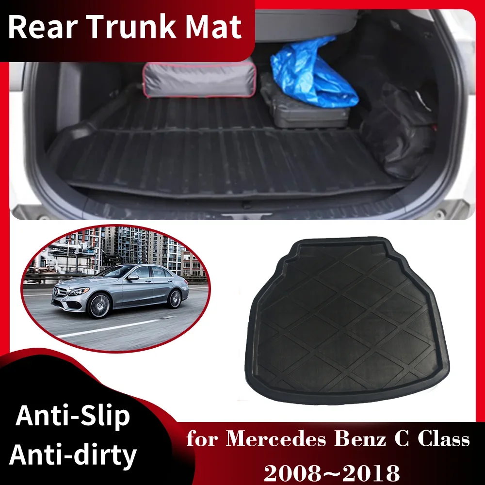 Rear-Trunk-Mat-for-Mercedes-Benz-C-Class-W204-W205-S205-S204-350-2008 ...