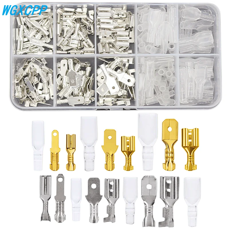 Butt Crimping Terminal,2.8/4.8/6.3mm,Electrical Connector,Female and ...