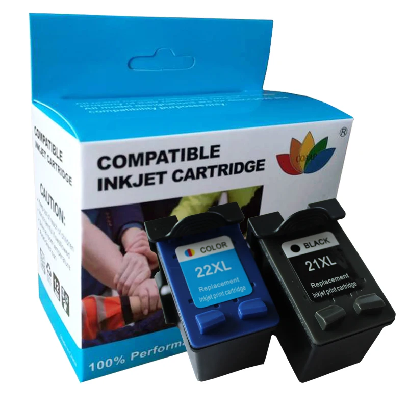 2x-Refilled-ink-cartridge-for-hp-21-22-21xl-22xl-C9351A-C9352A-for-F380 ...