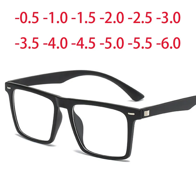 2302-Square-Big-TR90-Frame-Clear-Lens-Prescription-Glasses-Myopia-Nerd ...
