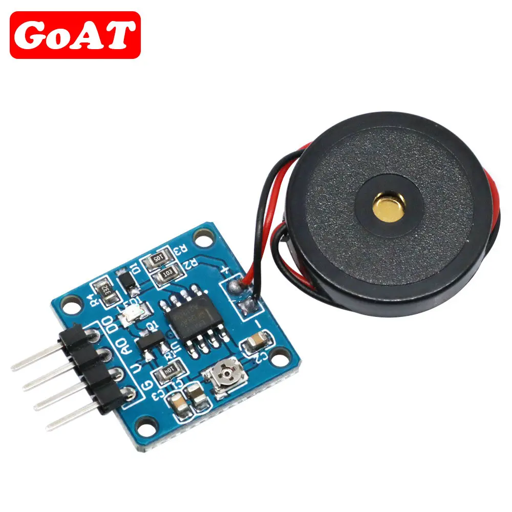 Piezoelectric Shock Tap Sensor Vibration Switch Module Piezoelectric Sheet Percussion For