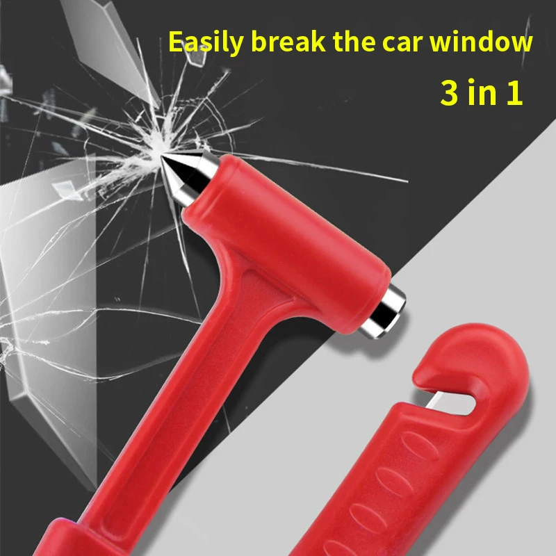 3 in1 Car Buses Trucks Window Breaking Hammer Emergency Escape Safety ...