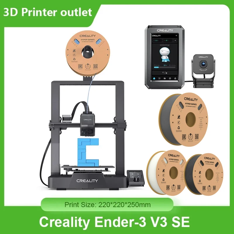 Creality-Ender-3-V3-SE-3D-Printer-with-CR-Touch-Auto-Leveling-220-220 ...