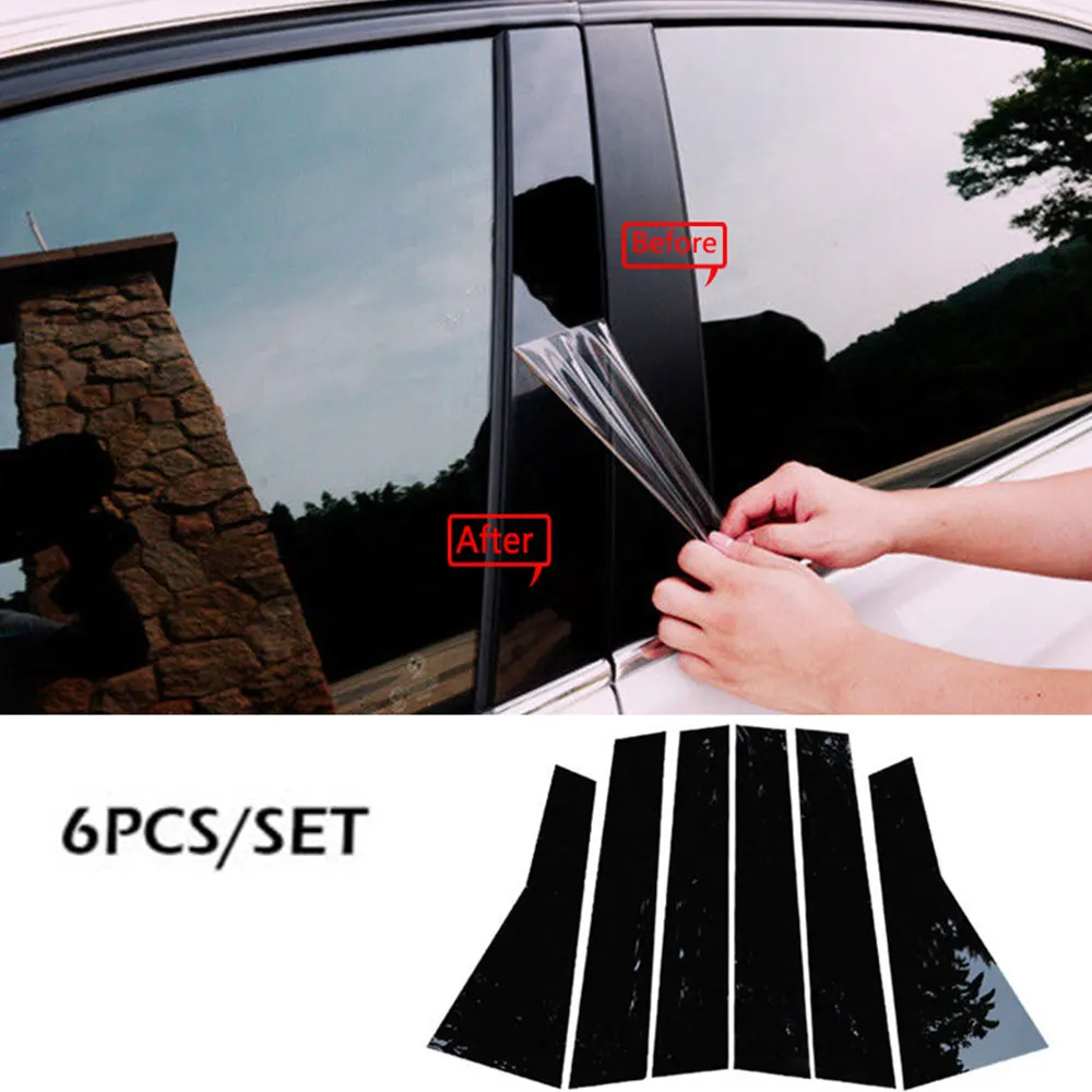 6PCS Car Window Trim Cover For Honda CRV 2012 2013 2014 2015 2016 Car ...