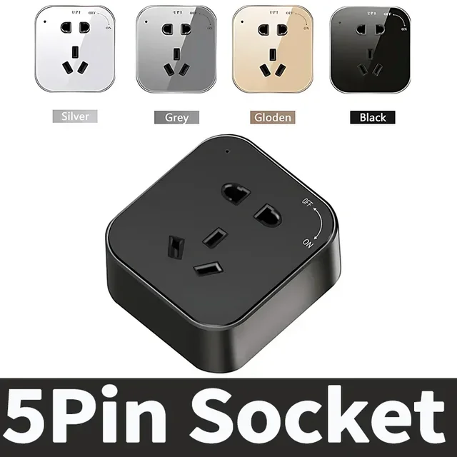 Wall Mounted Electrical Track Socket Module DIY EU US UK FR Universal ...