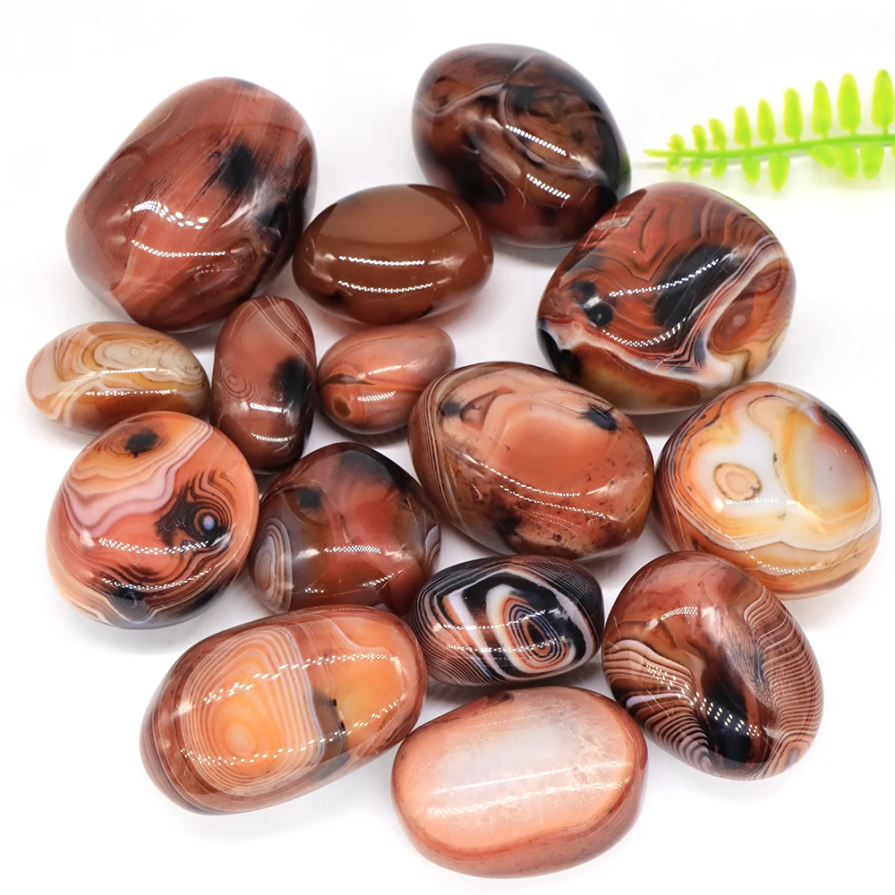Top-Natural-Silk-Agate-Crystal-Stone-Gravel-Specimen-Polished-Healing ...