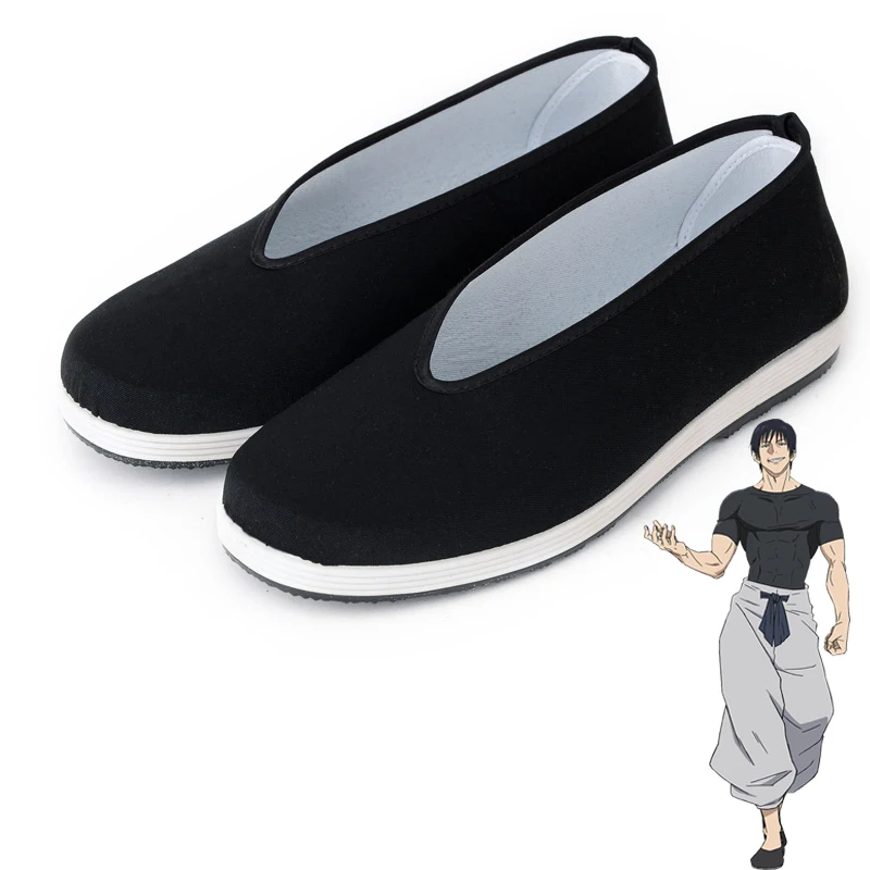 Anime-Jujutsu-Kaisen-Fushiguro-Toji-Cosplay-Shoes-Unisex-Black ...